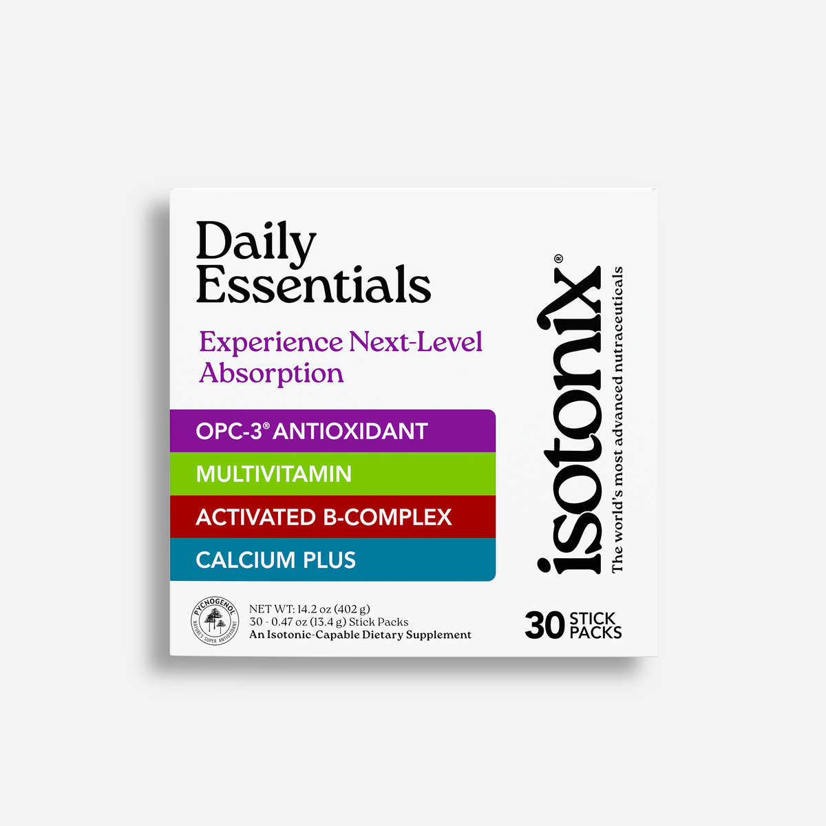 Isotonix Daily Essentials Packets | Single Box (30 Packets) – H2Tab